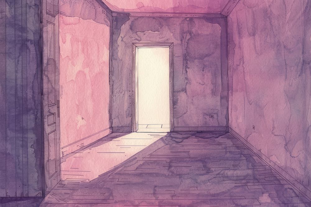 Eerie empty room art architecture | Free Photo Illustration - rawpixel