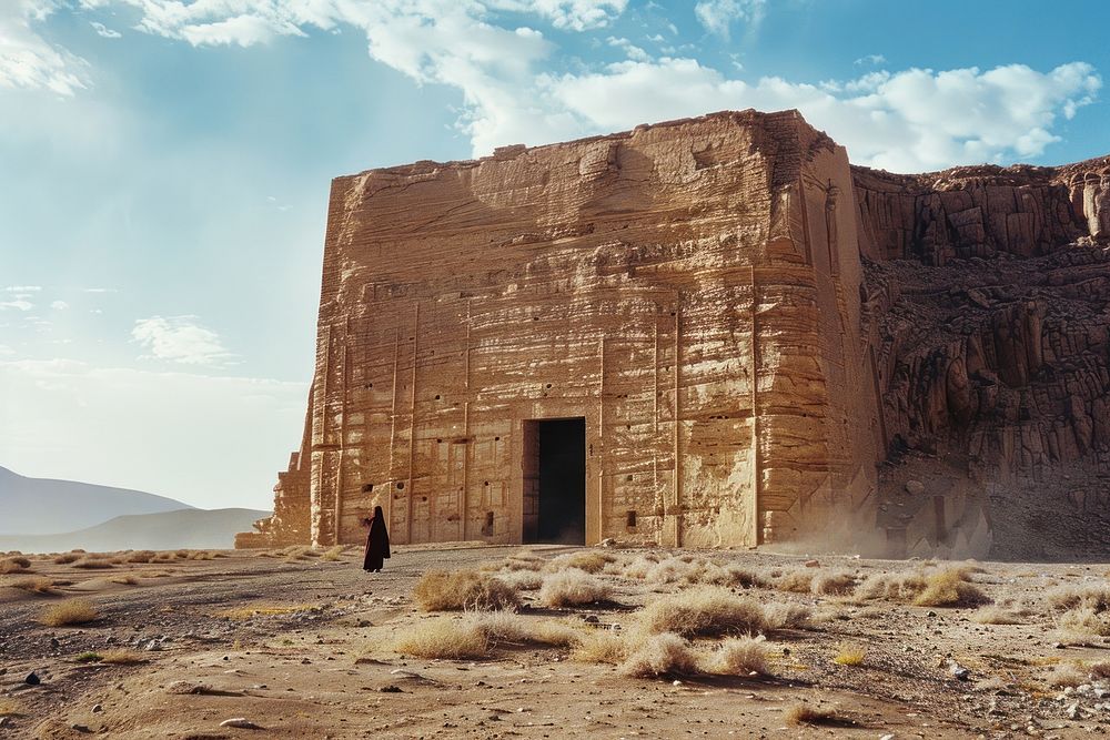 Temple desert architecture building landmark. | Free Photo - rawpixel