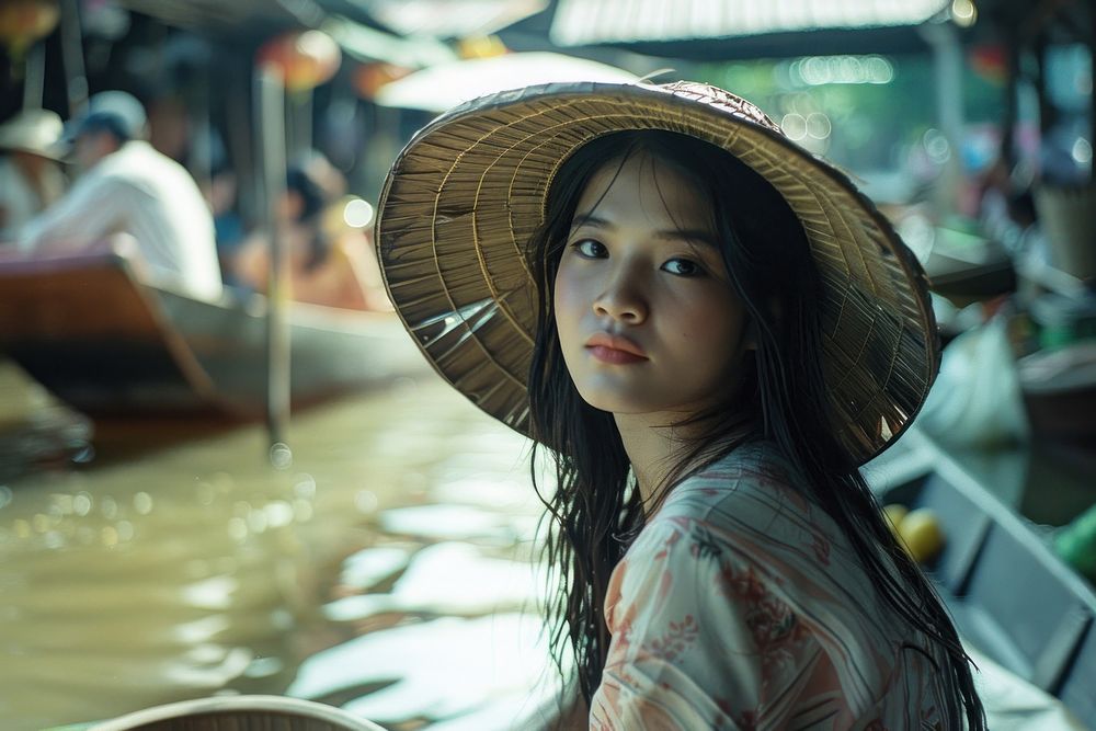 Thai young woman merchant photo | Free Photo - rawpixel