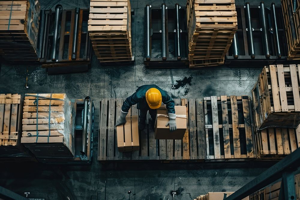 Photo top view worker hard | Free Photo - rawpixel