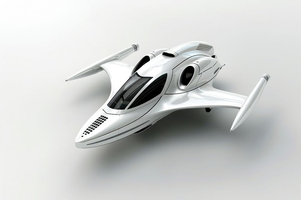 Retro futuristic plane transportation spaceship | Free Photo - rawpixel