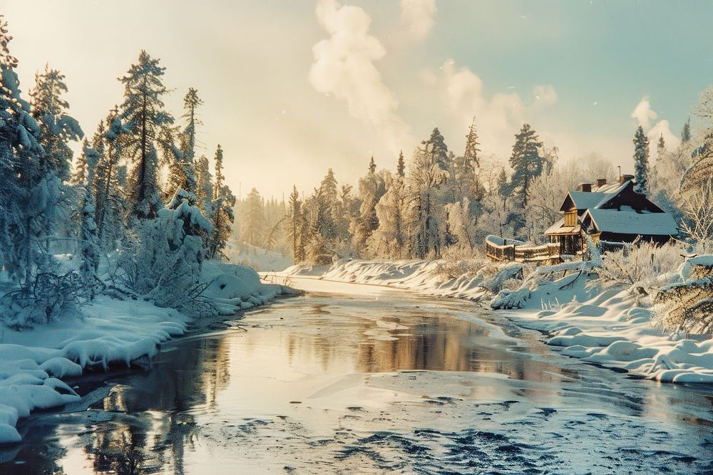 Siberia landscape winter architecture outdoors | Free Photo - rawpixel