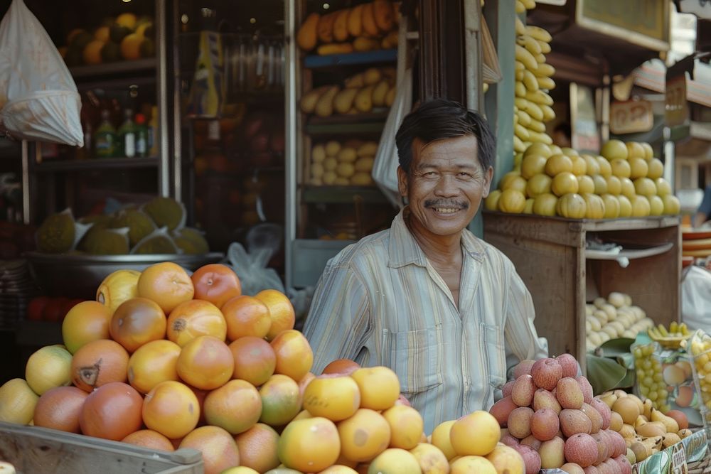 Thai merchant market fruit shop. | Free Photo - rawpixel