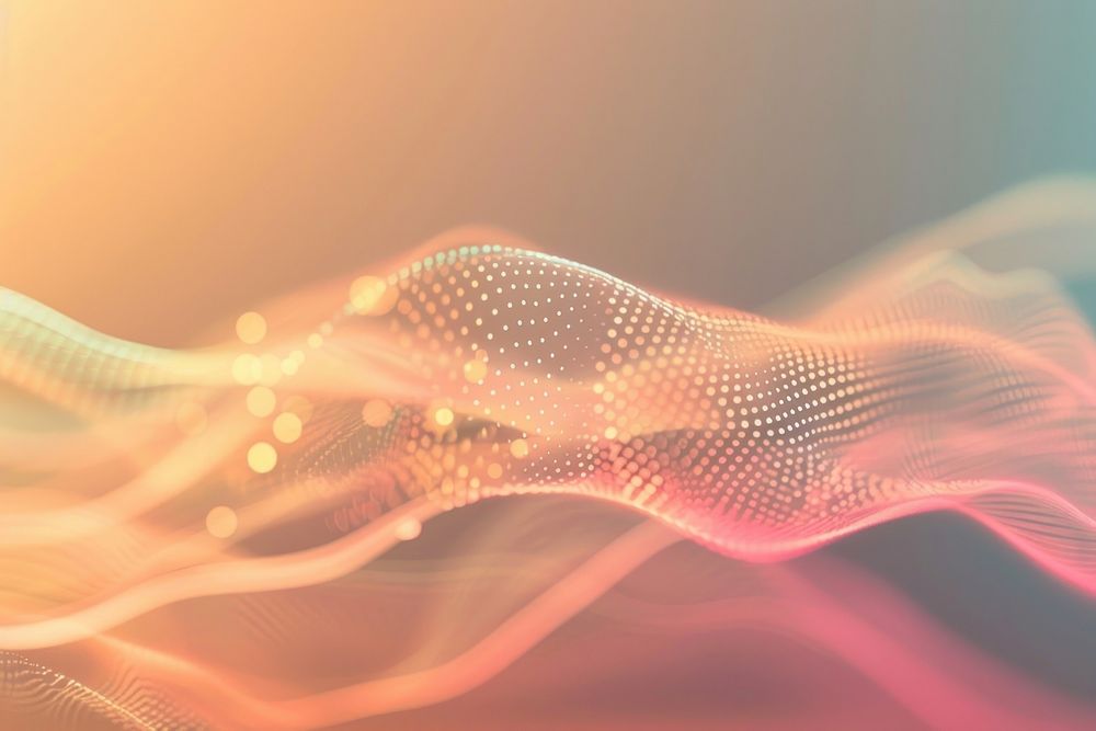 Technology digital background colorful wave. | Premium Photo ...