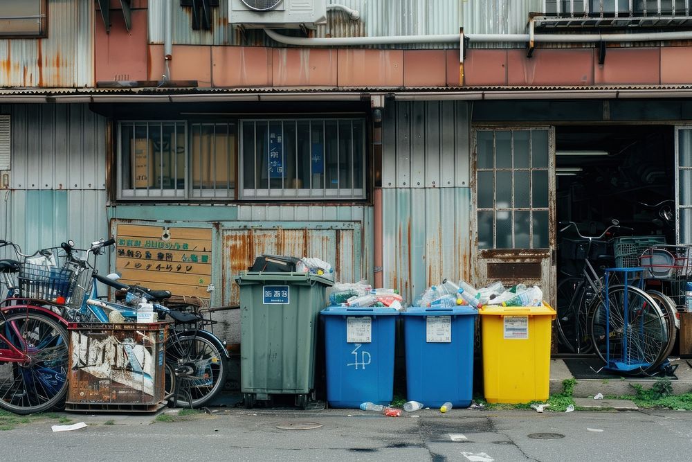 Clean waste sorting Japan transportation | Free Photo - rawpixel