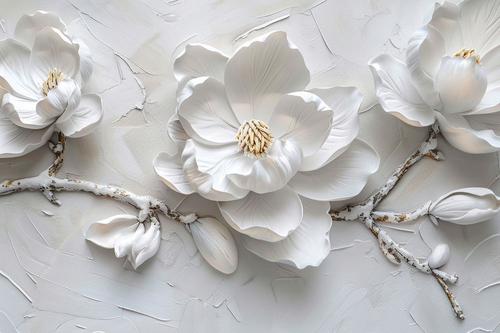 Magnolia flower blossom pattern petal | Premium Photo Illustration ...