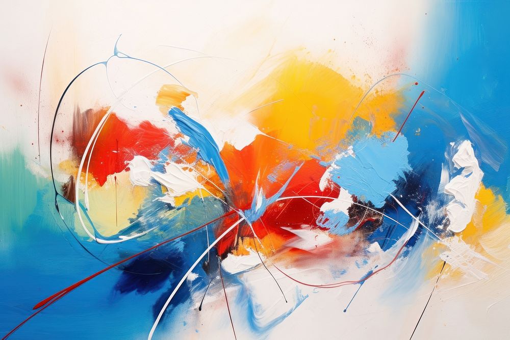 Abstract art painting graphics canvas. | Free Photo Illustration - rawpixel