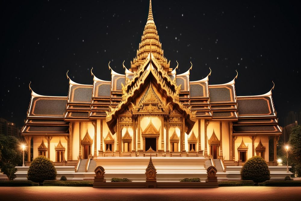 Thai Temple temple architecture building. | Free Photo - rawpixel