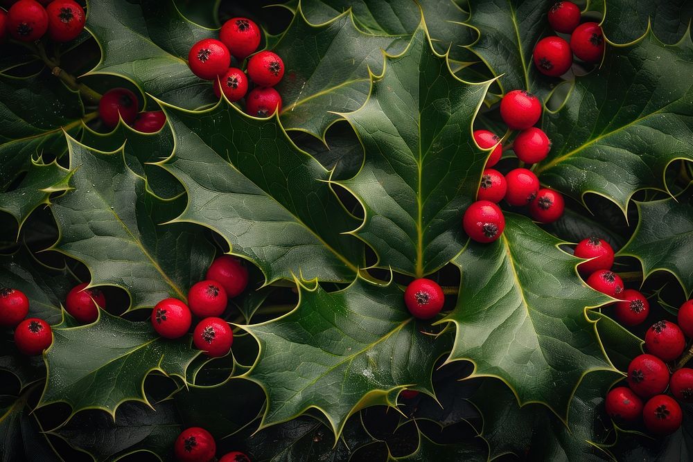 Holly texture outdoors plant leaf. | Free Photo - rawpixel