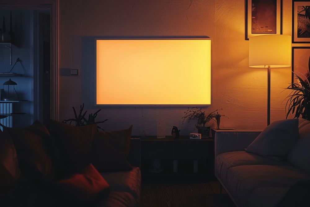 Living room screen architecture electronics. | Free Photo - rawpixel