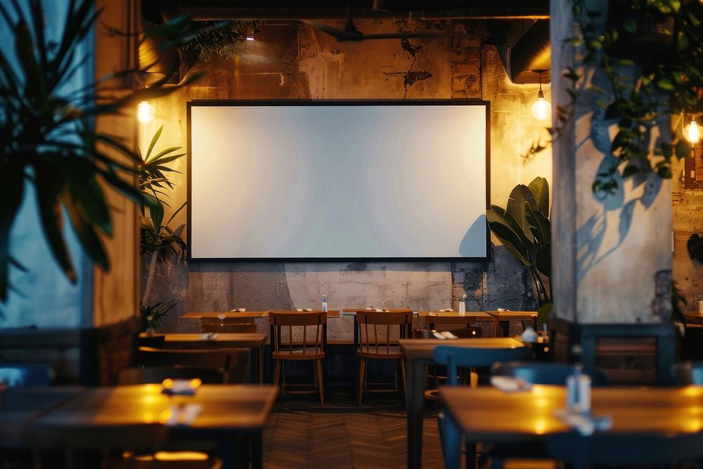 Restaurant screen electronics blackboard | Free Photo - rawpixel