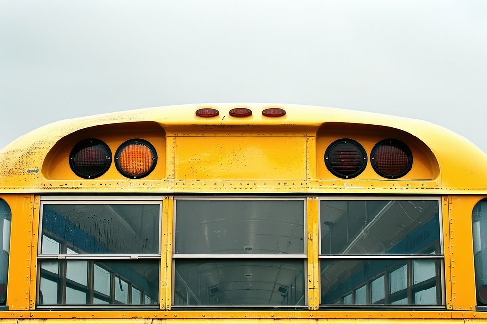 Photo rear school bus vehicle | Free Photo - rawpixel