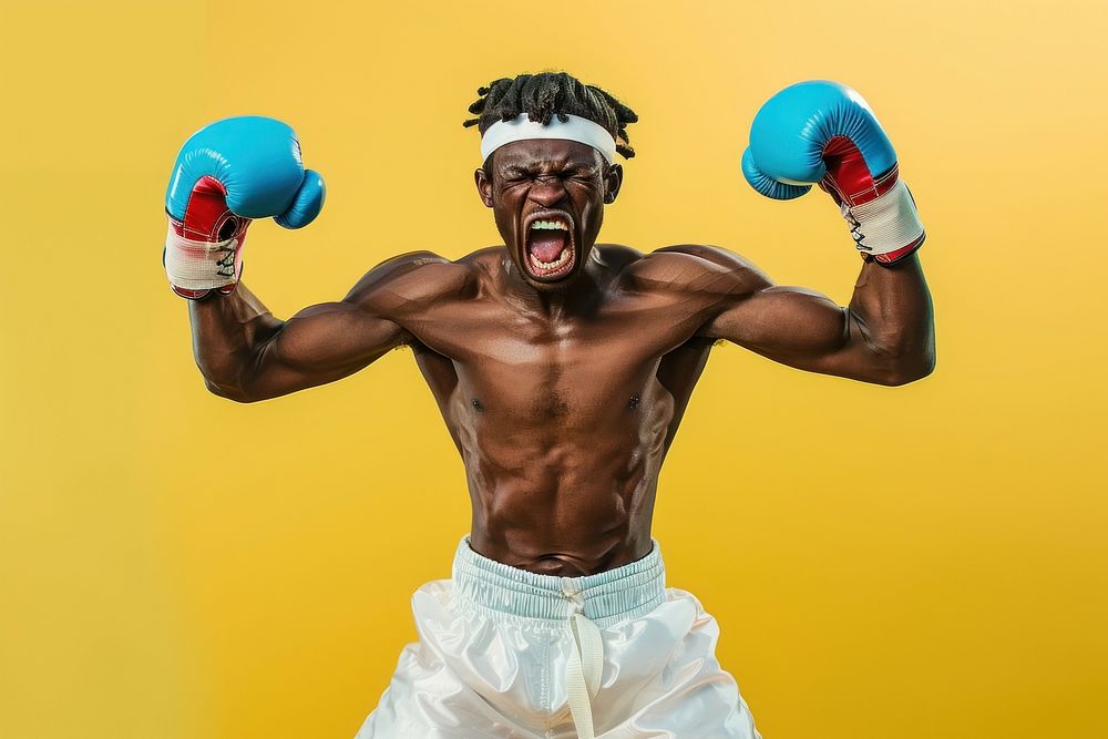 Photo boxer doing boxing pose | Premium Photo - rawpixel