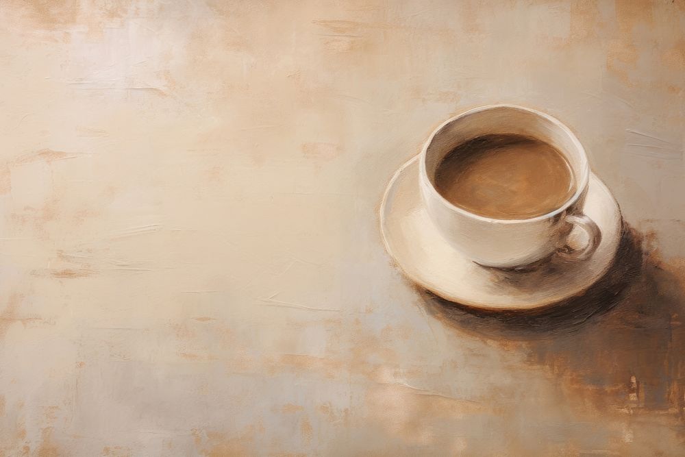 Close pale coffee painting saucer | Premium Photo Illustration - rawpixel