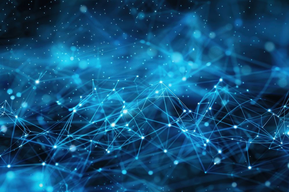 Futuristic network background blue backgrounds | Free Photo ...