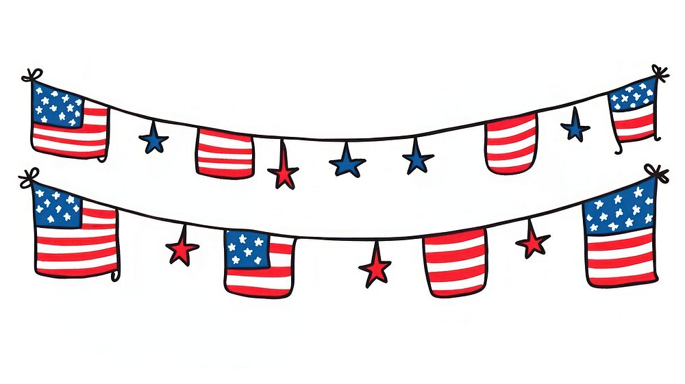 American flag string american flag. | Premium Photo Illustration - rawpixel
