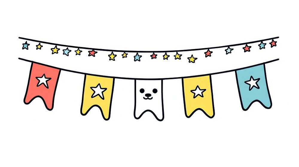 Cute polars flag string dynamite | Free Photo Illustration - rawpixel