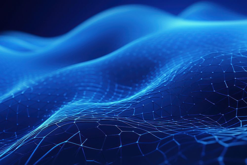 Futuristic abstract grid background blue | Premium Photo - rawpixel