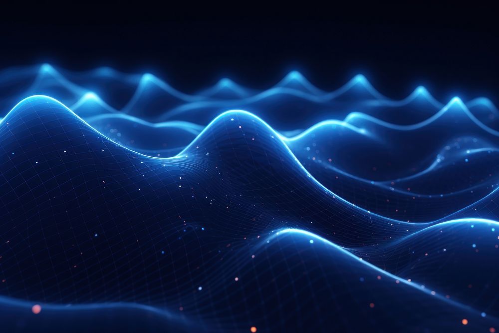 Futuristic abstract grid background blue | Premium Photo - rawpixel