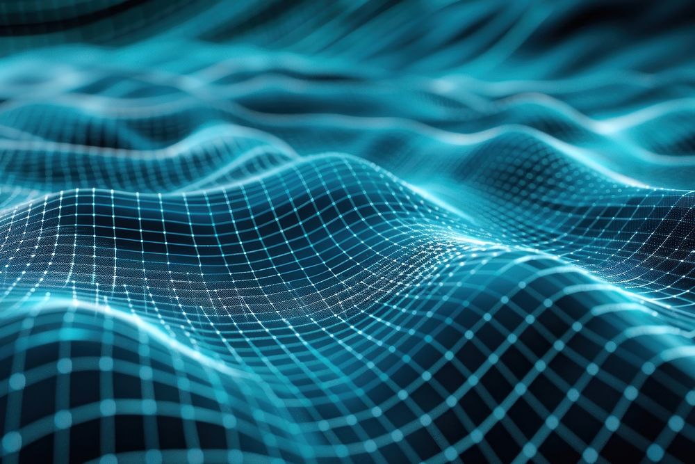Futuristic abstract grid background blue | Free Photo - rawpixel