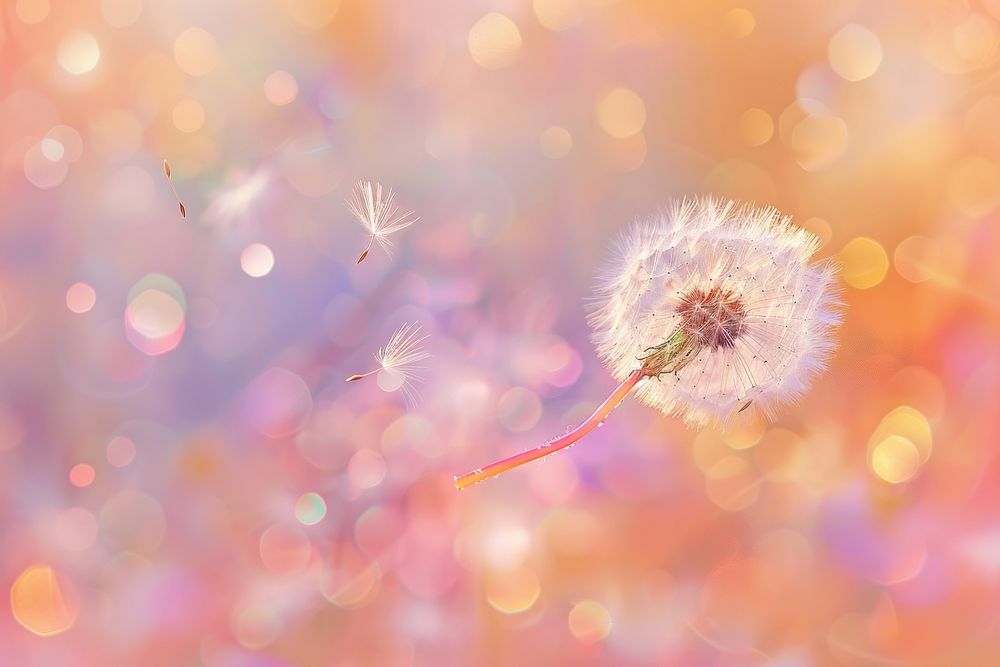 Dandylion float air dandelion flower | Premium Photo - rawpixel