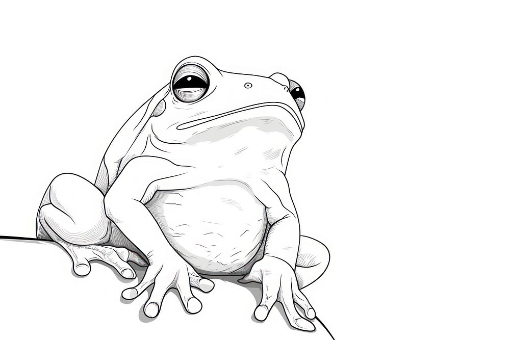 Frog drawing art illustrated. | Premium Photo Illustration - rawpixel