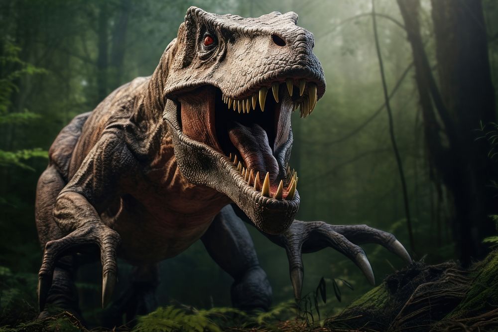 Tyrannosaurus rex dinosaur reptile animal. | Premium Photo - rawpixel