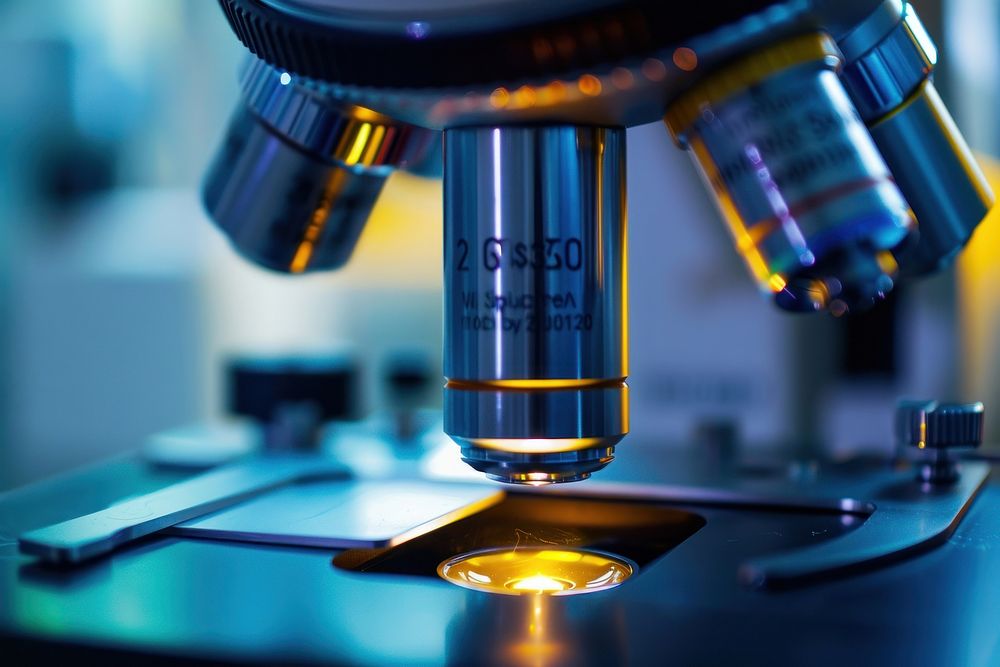 Microscope lens microscope biotechnology biochemistry. | Free Photo ...