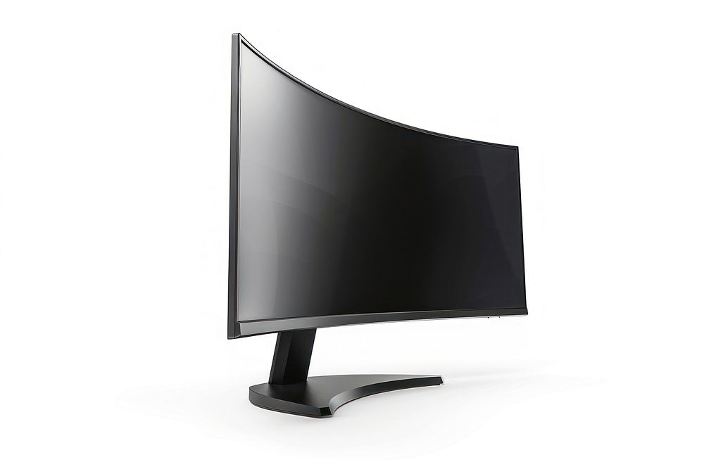 Computer monitor curved electronics television | Premium Photo - rawpixel