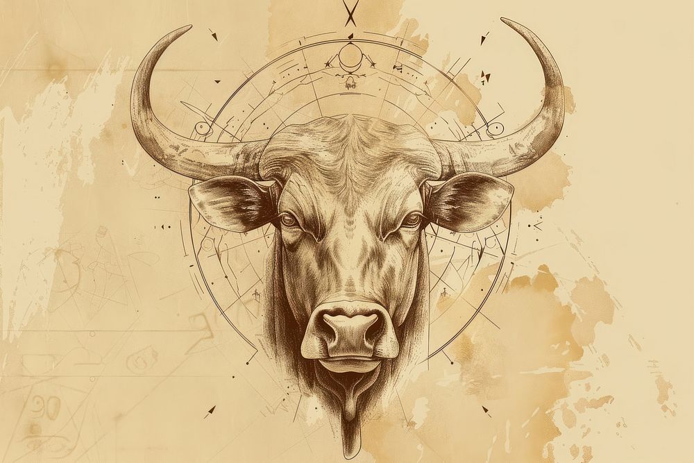 Taurus livestock wildlife longhorn. | Premium Photo Illustration - rawpixel