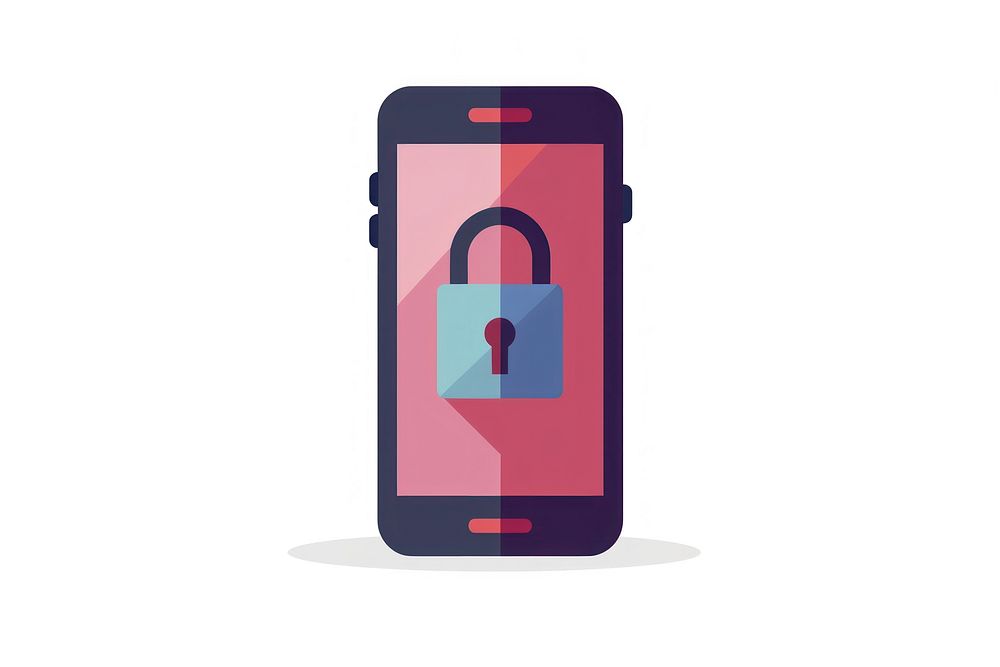 Cyber-security cell phone lock electronics. | Free Photo Illustration ...