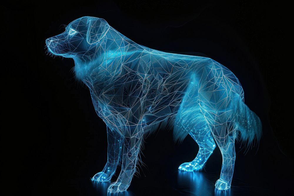 Dog futuristic animal mammal. | Premium Photo Illustration - rawpixel