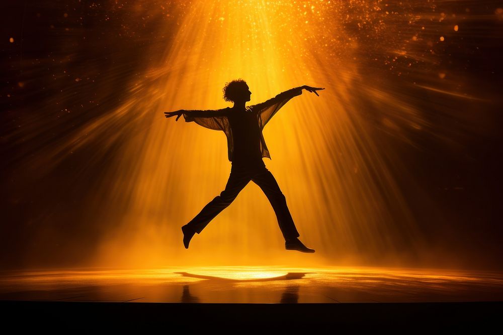 Dance silhouette photography backlighting recreation | Free Photo ...