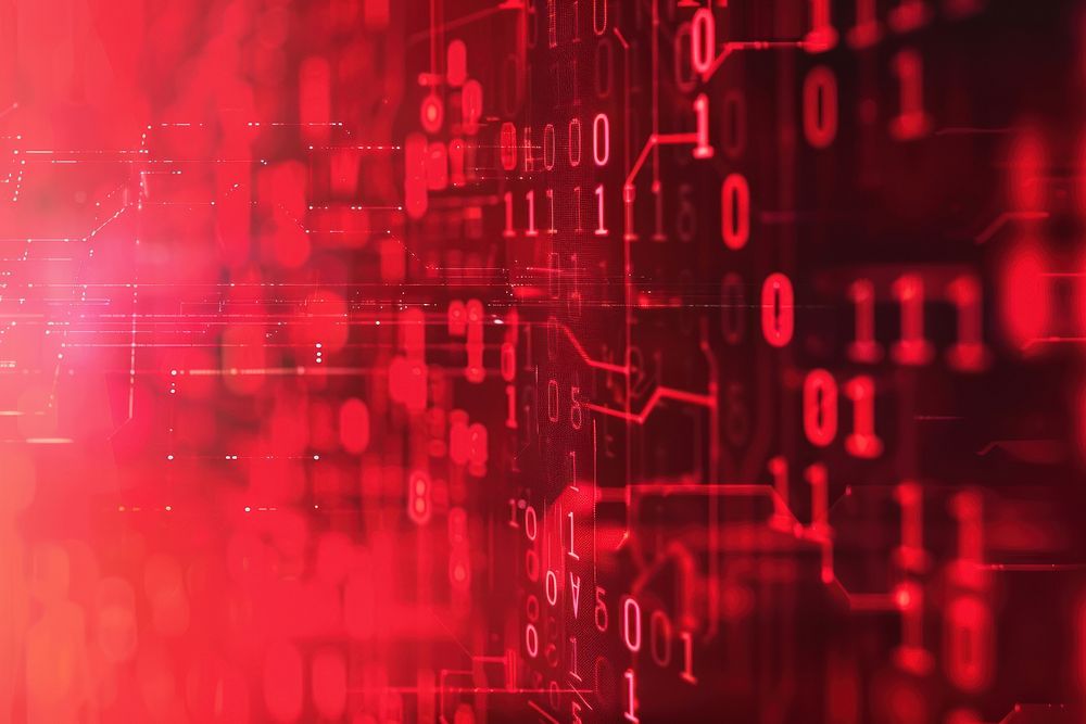 Cyber security red background electronics | Premium Photo - rawpixel
