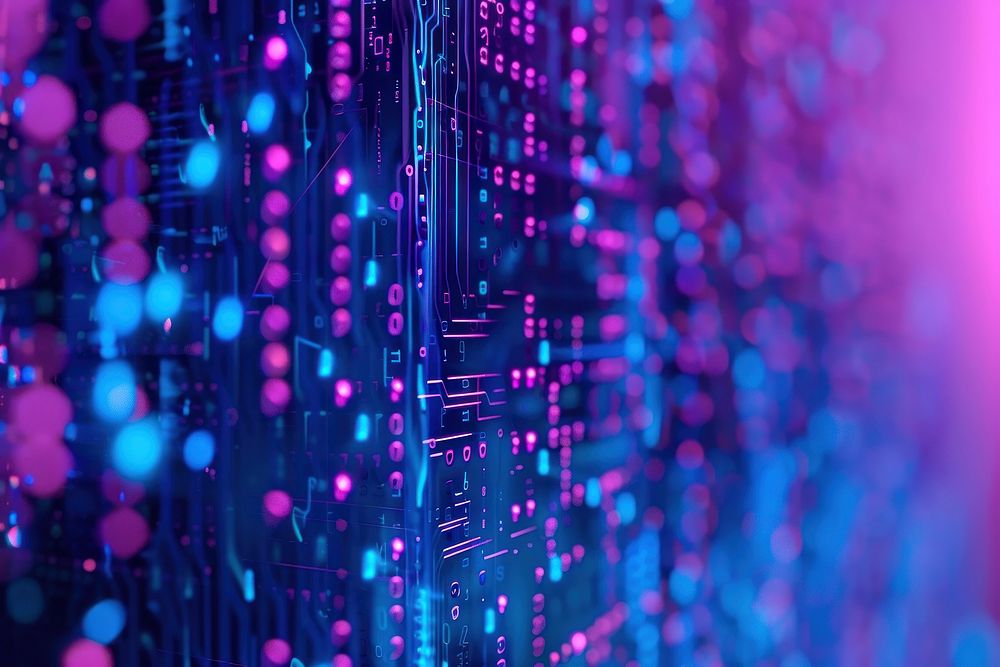 Blue and purple cyber security | Premium Photo - rawpixel