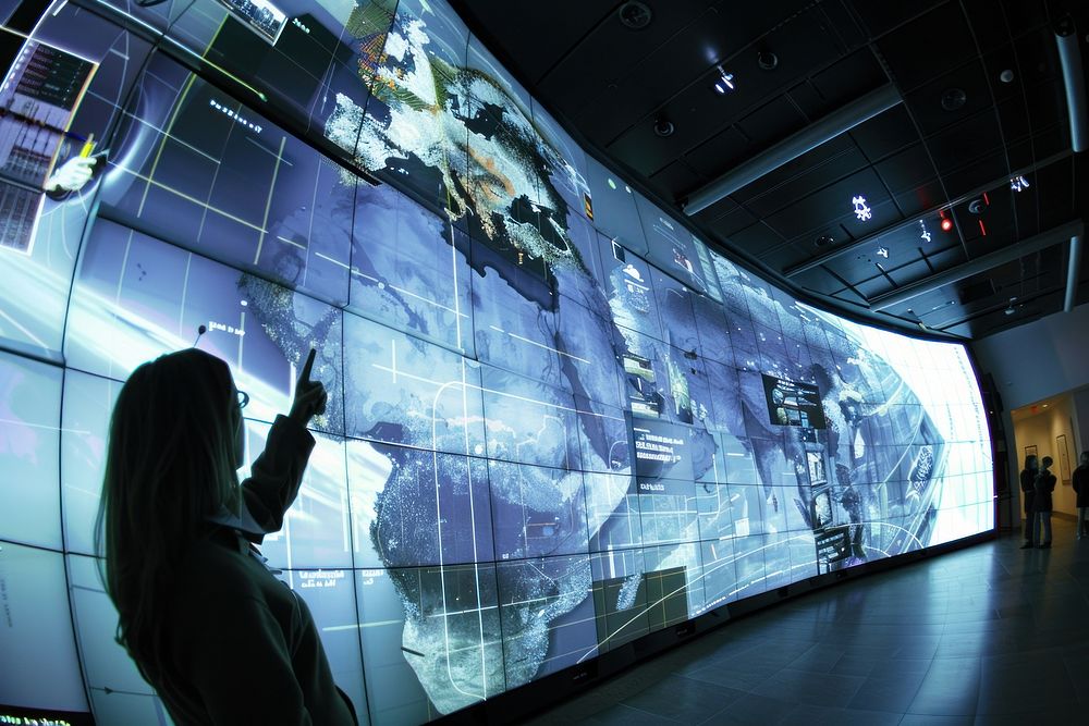 Technology digital virtual interact screen | Free Photo - rawpixel