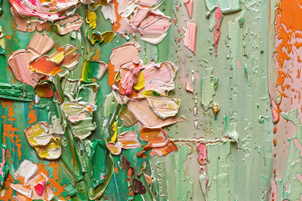 Impressionist color palette painting art | Free Photo Illustration ...