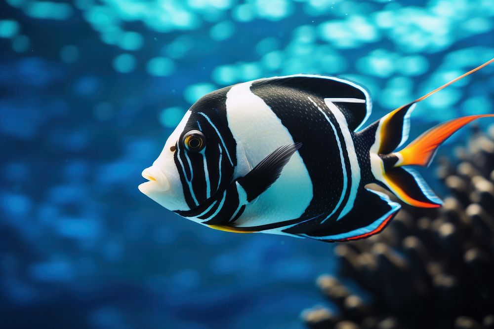 Moorish Idol amphiprion angelfish outdoors. | Premium Photo - rawpixel