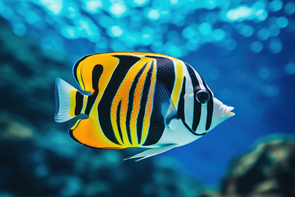 Moorish Idol angelfish outdoors animal. | Free Photo - rawpixel