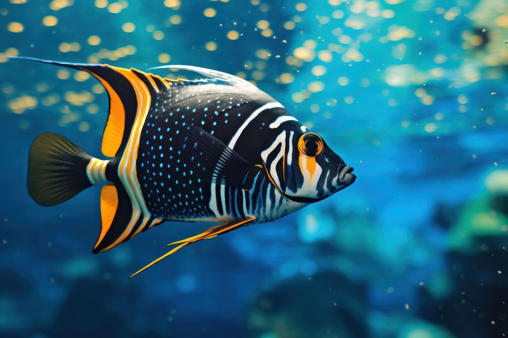 Moorish Idol angelfish aquatic animal. | Free Photo - rawpixel