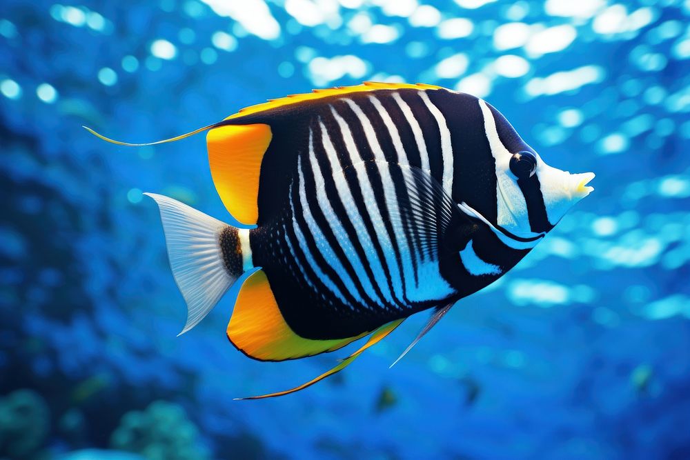 Moorish Idol angelfish animal water. | Premium Photo - rawpixel