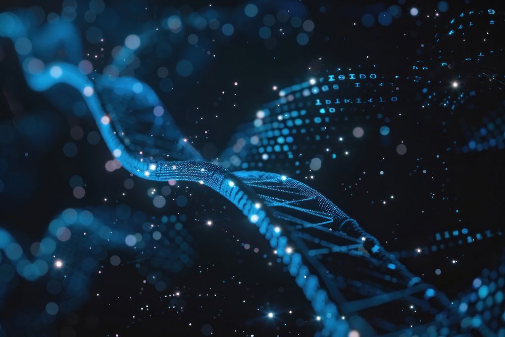 Digital DNA animal shark fish. | Premium Photo - rawpixel