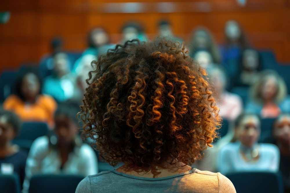 Audience female adult hairstyle. | Premium Photo - rawpixel