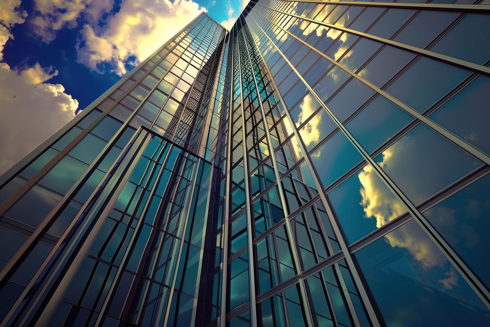 Modern skyscraper office building architecture | Free Photo - rawpixel