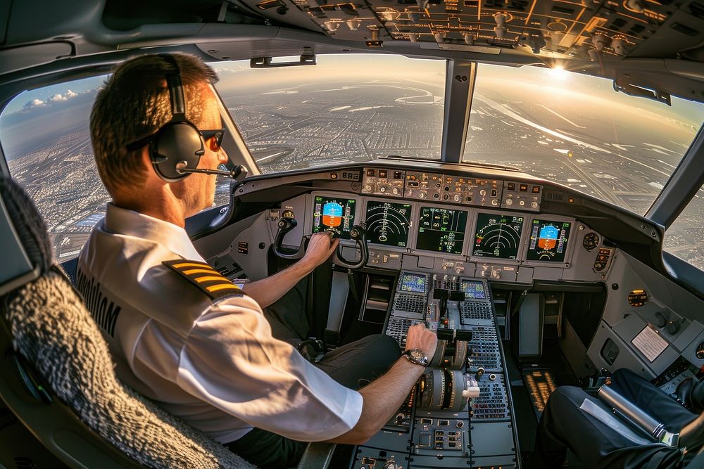 Cockpit transportation electronics headphones. | Free Photo - rawpixel