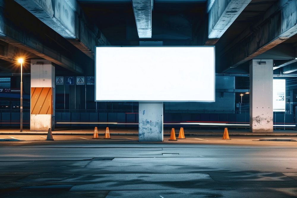 Blank banner mockup parking lot | Premium Photo - rawpixel