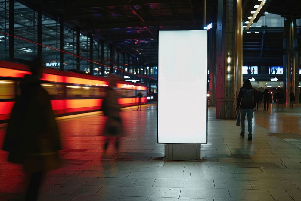 Blank led screen pillar mockup | Free Photo - rawpixel