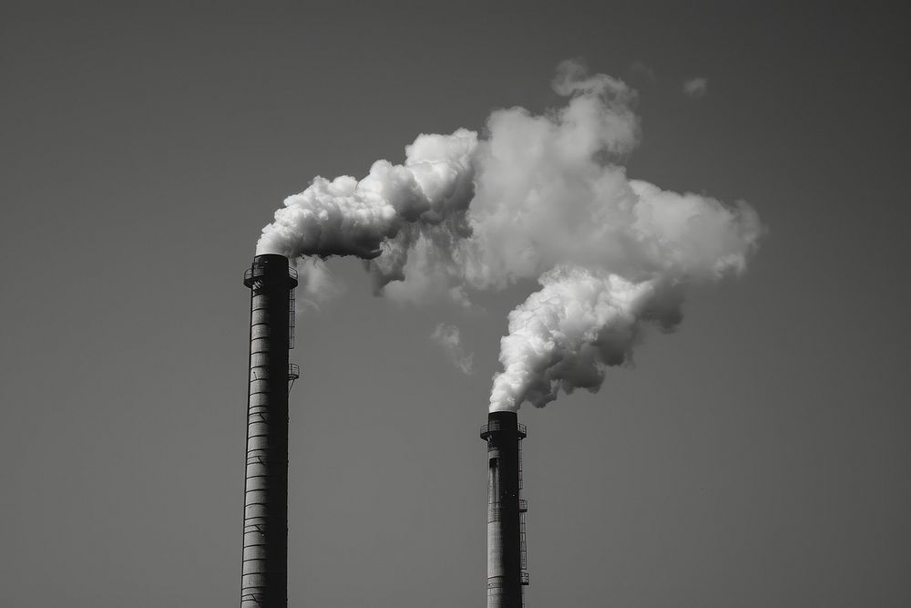 Factory smoke architecture pollution. | Free Photo - rawpixel