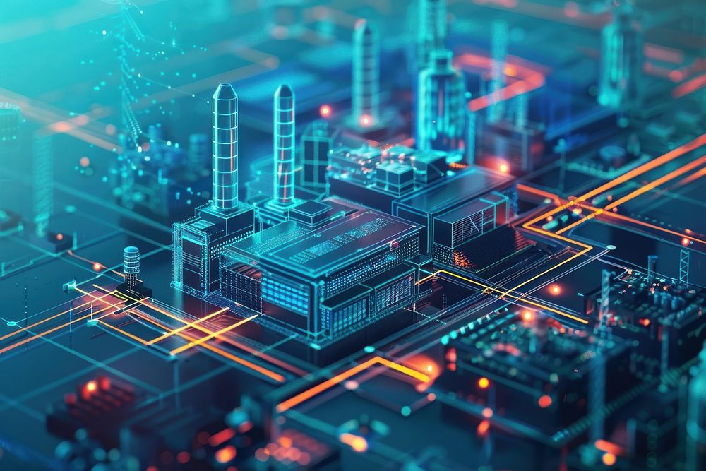 Smart manufacturing diagram cad diagram. | Premium Photo - rawpixel