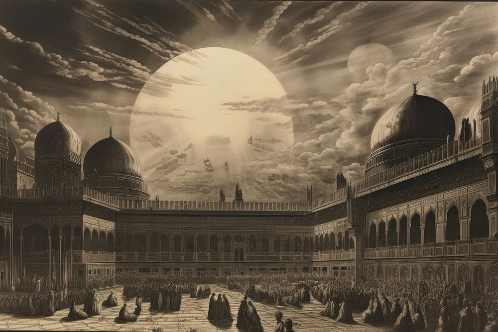 great mosque Mecca architecture building | Free Photo Illustration ...